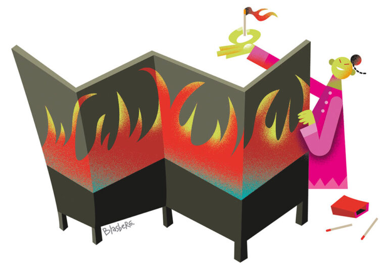El biombo de fuego – Revista Acción